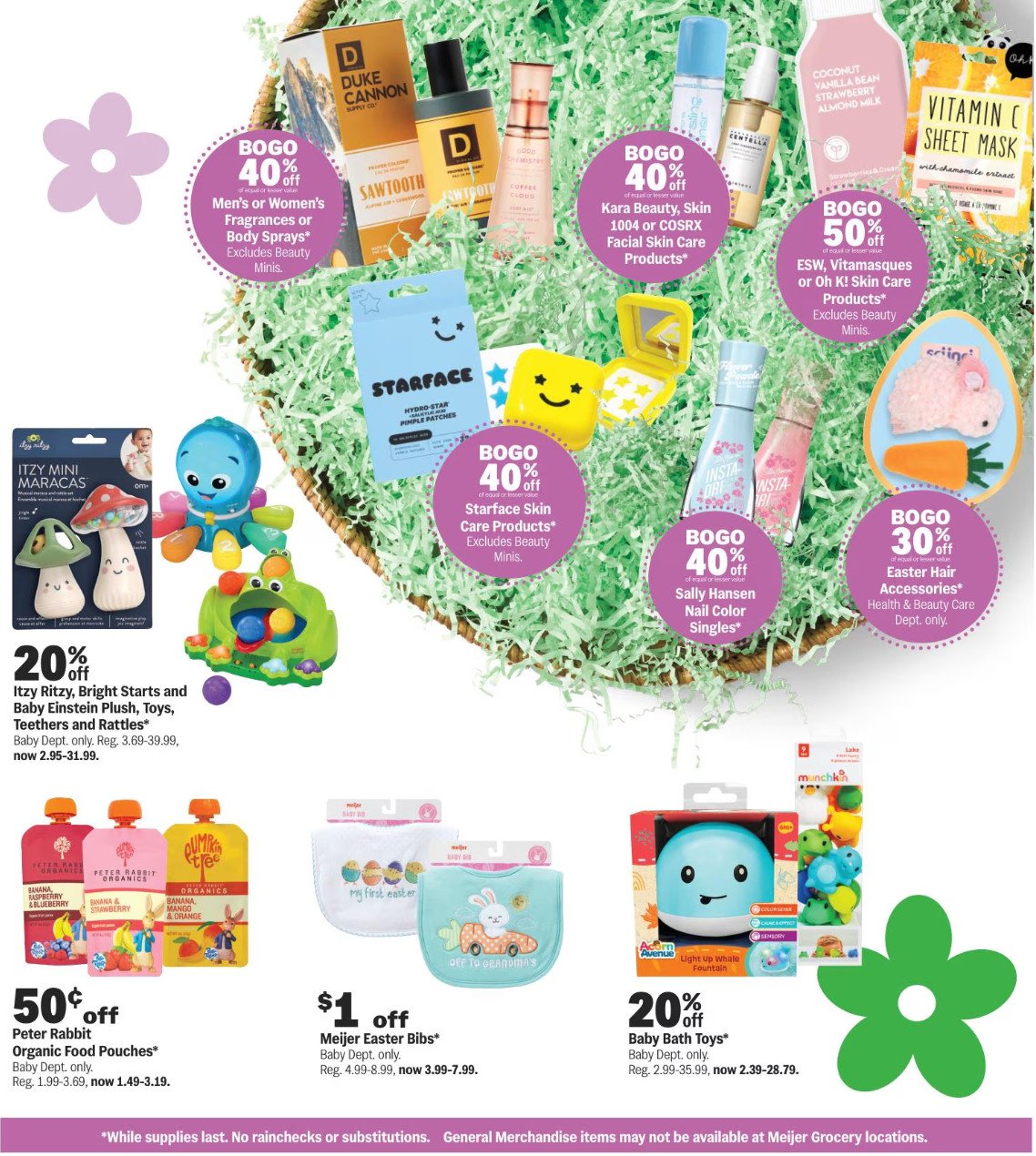 Meijer Easter Ad Mar 25 – Mar 31, 2026