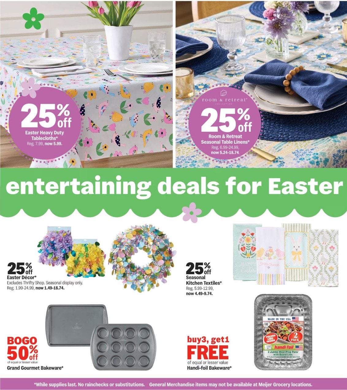 Meijer Easter Ad Mar 25 – Mar 31, 2026