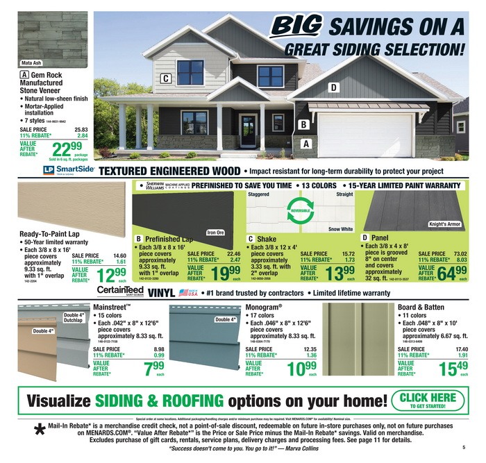 Menards Weekly Ad Mar 05 – Mar 15, 2026