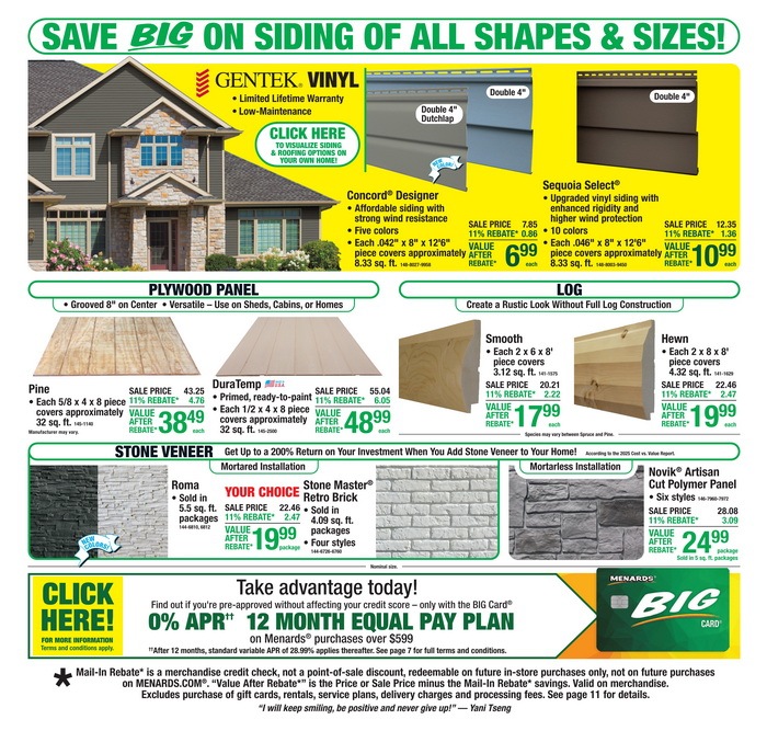 Menards Weekly Ad Mar 19 – Mar 29, 2026