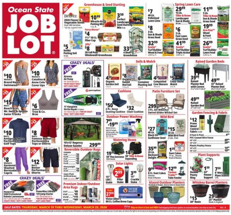 Ocean State Job Lot Weekly Ad Mar 19 – Mar 25, 2026