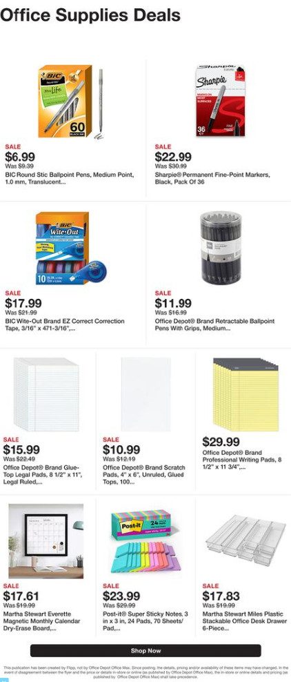 Office Depot Weekly Ad Mar 02 – Mar 08, 2026