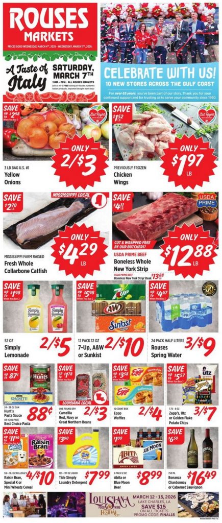 Rouses Weekly Ad Mar 04 – Mar 11, 2026