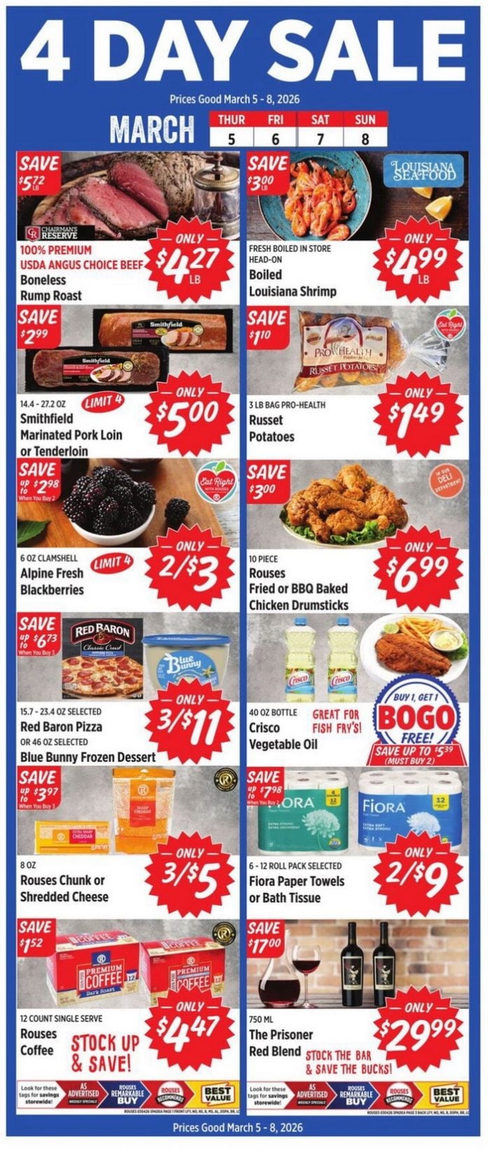 Rouses Weekly Ad Mar 04 – Mar 11, 2026