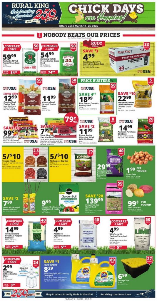Rural King Weekly Ad Mar 12 – Mar 25, 2026