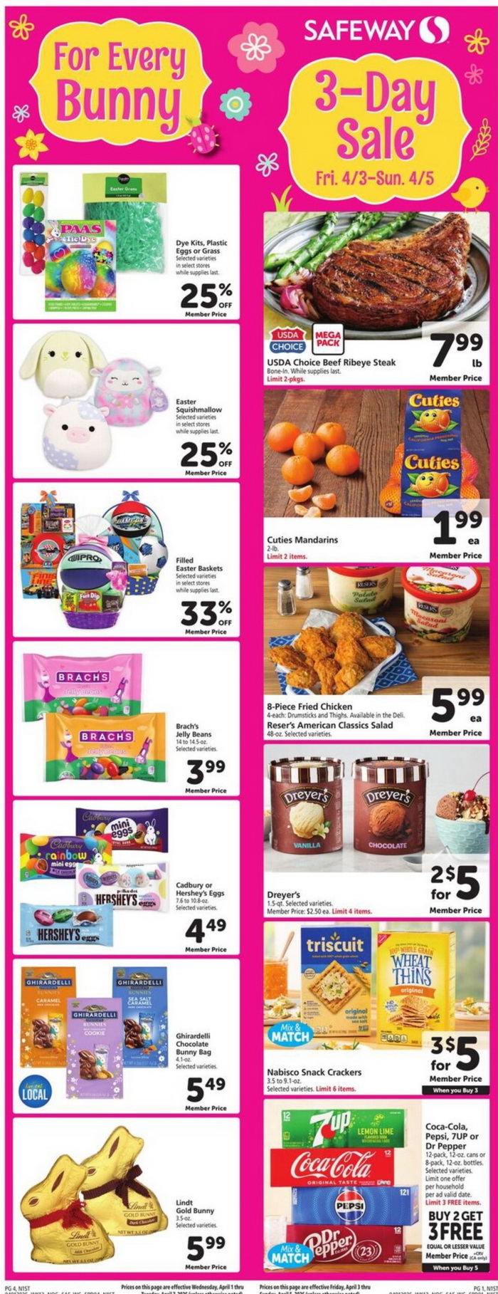 Safeway Weekly Ad Apr 01 – Apr 07, 2026 (Easter Promotion Included)
