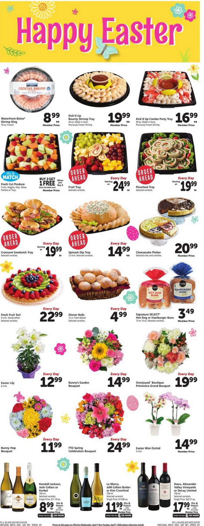 Safeway Weekly Ad Apr 01 – Apr 07, 2026 (Easter Promotion Included)