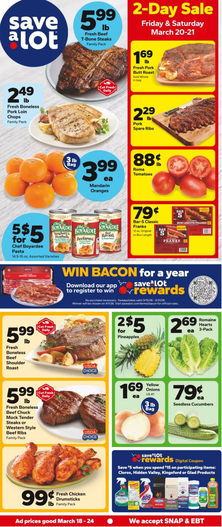 Save A Lot Weekly Ad Mar 18 – Mar 24, 2026 (Easter Promotion Included)