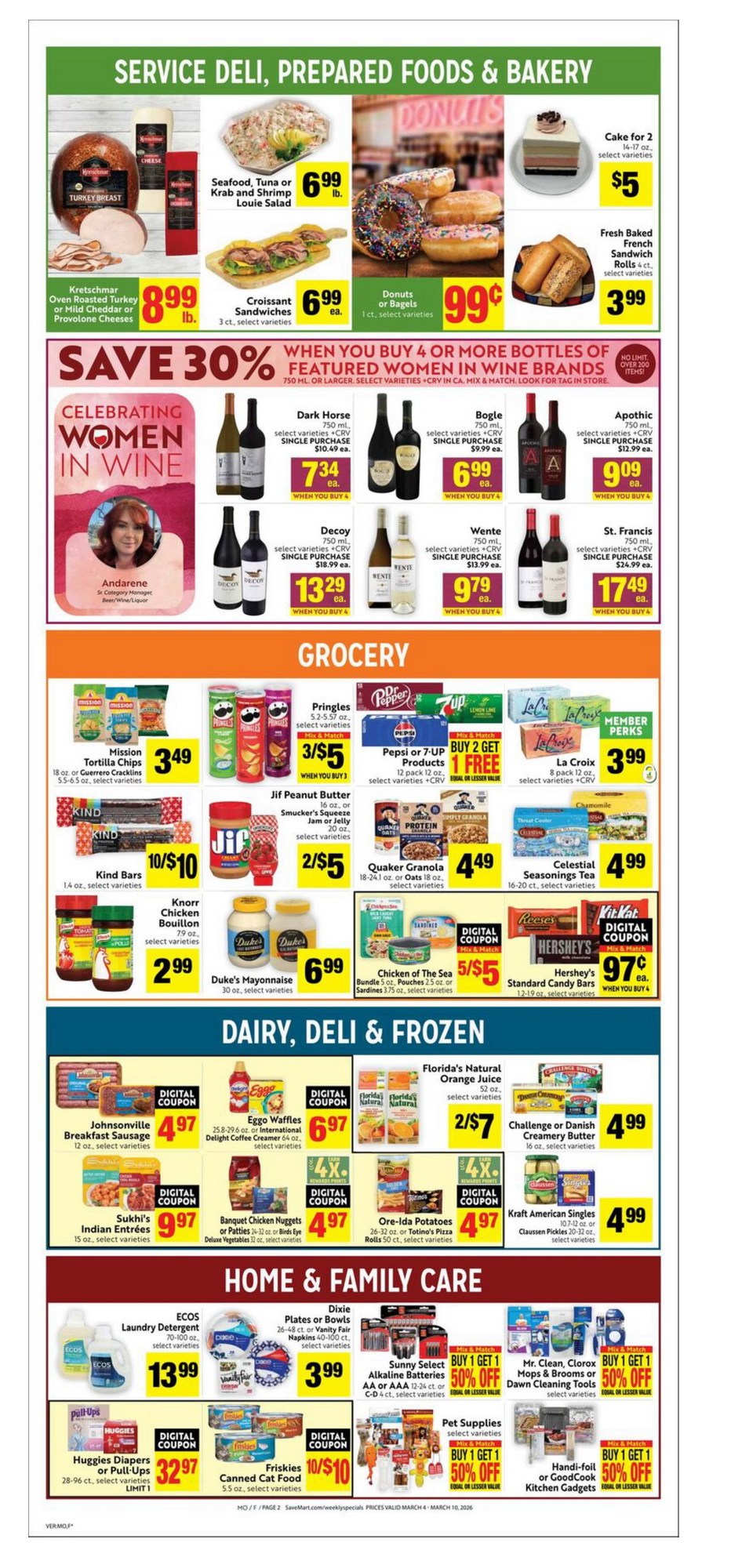 Save Mart Supermarkets Weekly Ad Mar 04 – Mar 10, 2026