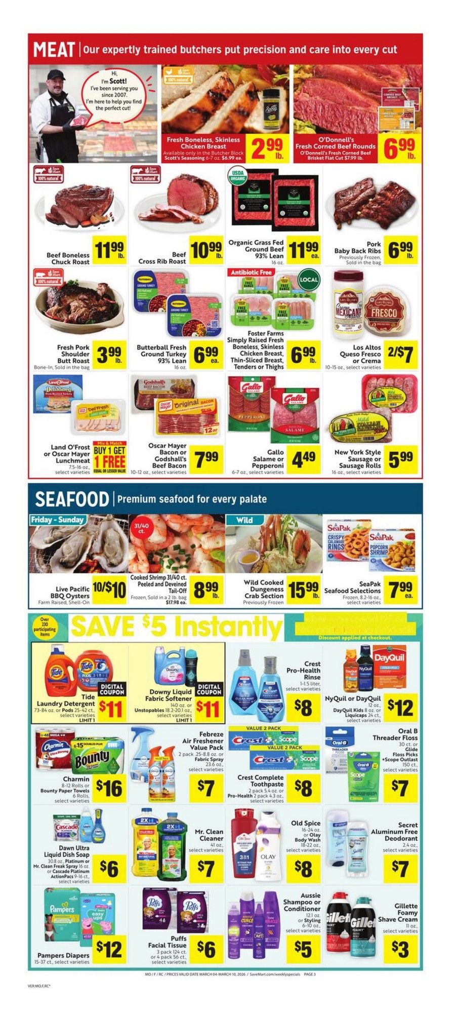 Save Mart Supermarkets Weekly Ad Mar 04 – Mar 10, 2026