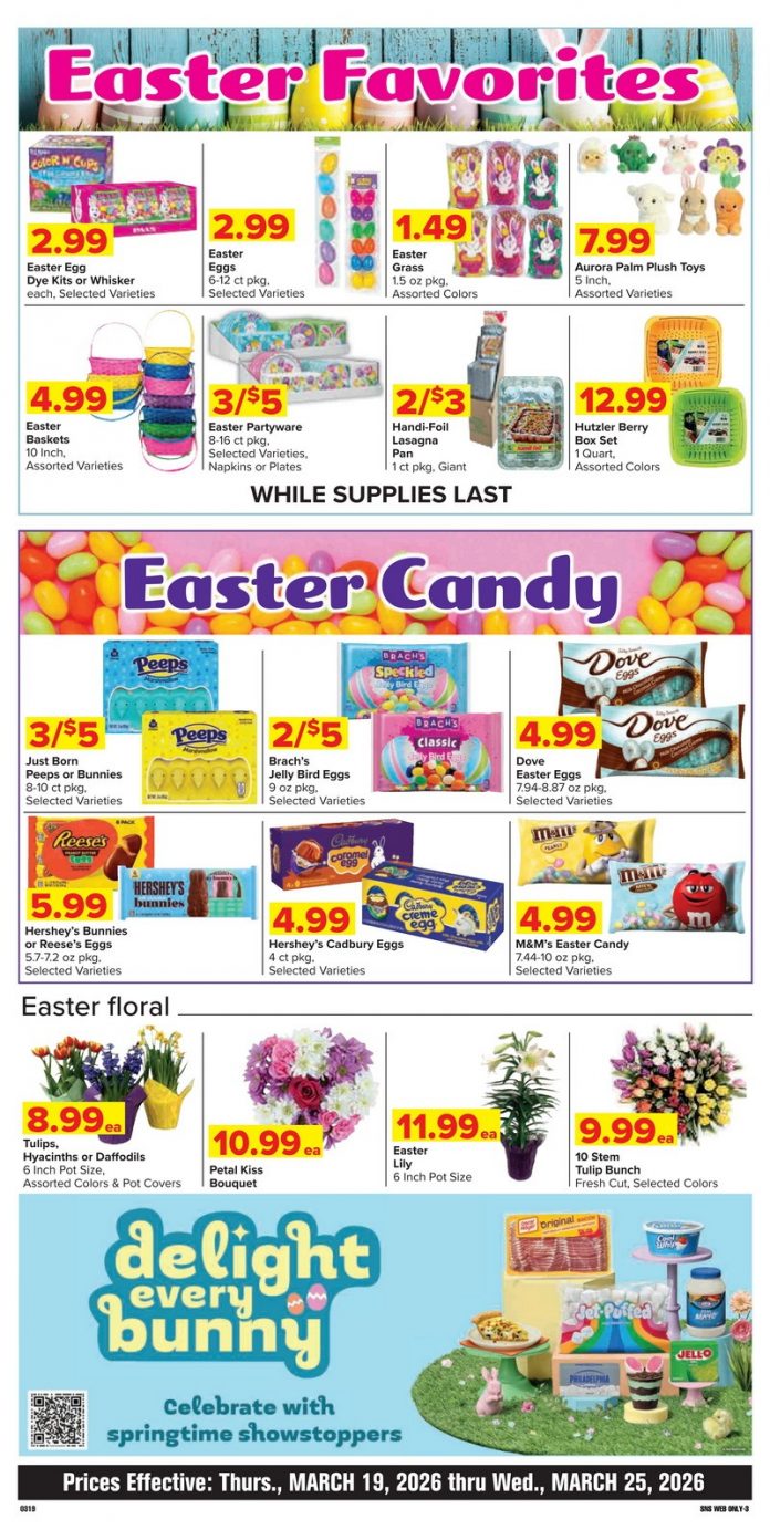 SHOP 'n SAVE Weekly Ad Mar 19 – Mar 25, 2026 (Easter Promotion Included)