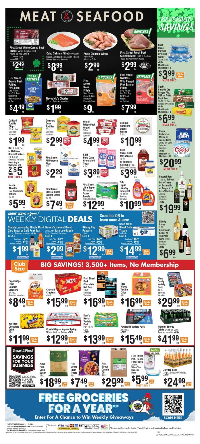 Smart & Final Weekly Ad Mar 11 – Mar 17, 2026