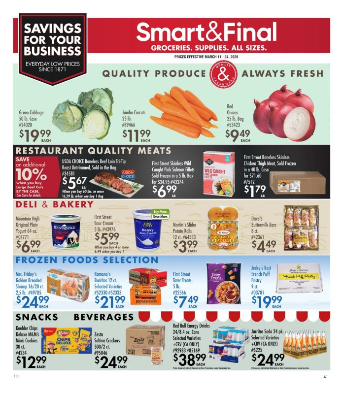 Smart & Final Weekly Ad Mar 18 – Mar 24, 2026