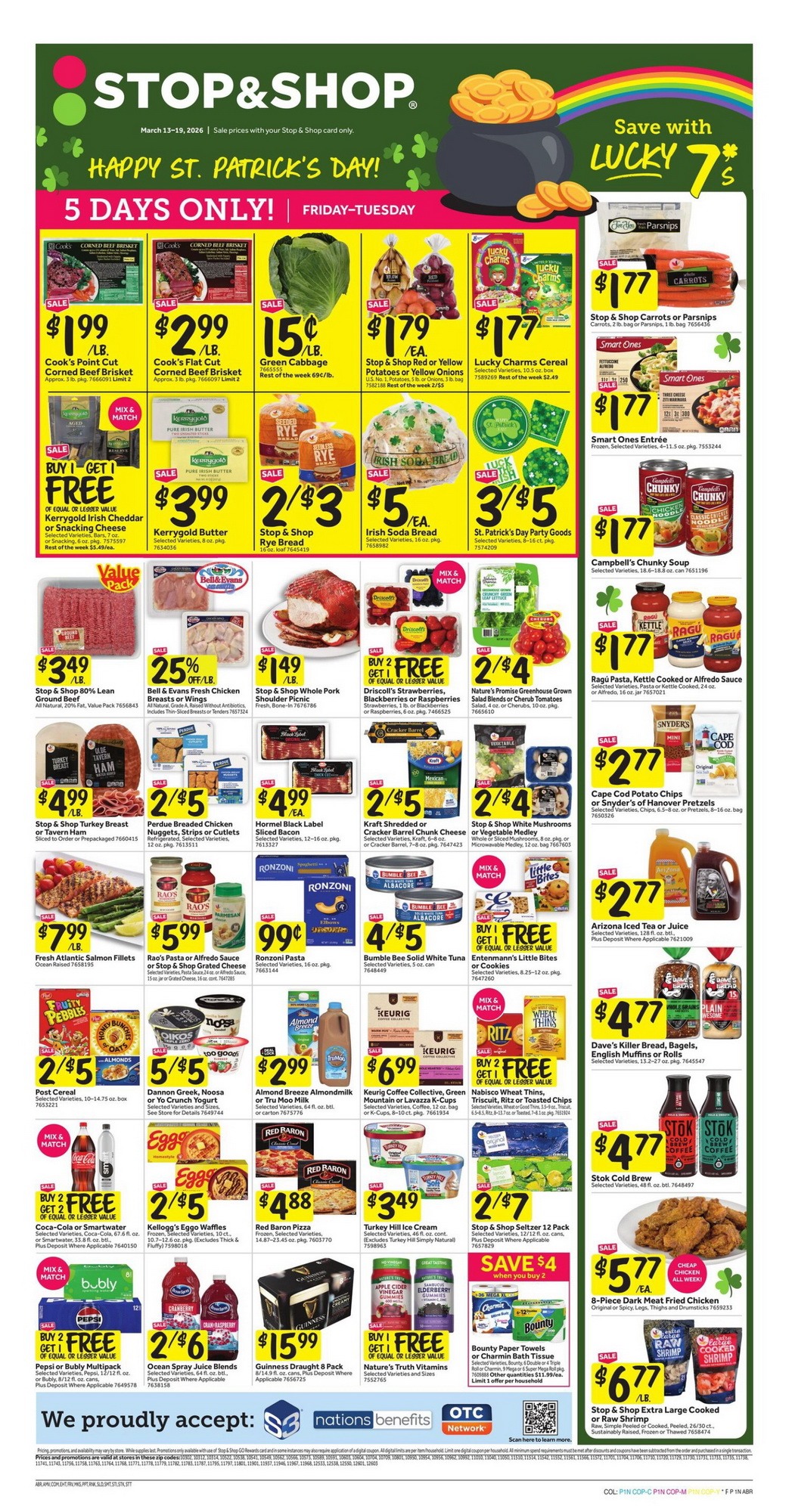 Stop & Shop Weekly Ad Mar 13 – Mar 19, 2026 (St. Patrick's Day ...
