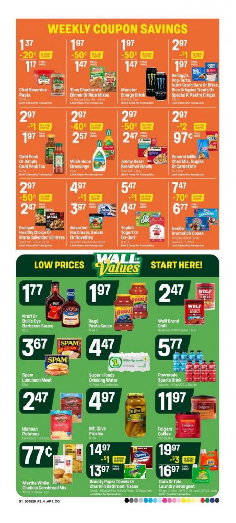 Super 1 Foods Weekly Ad Mar 18 – Mar 24, 2026