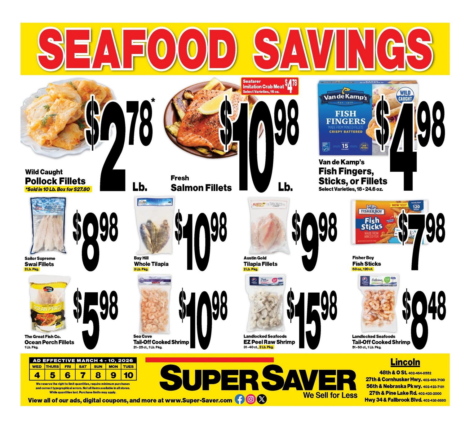 Super Saver Weekly Ad Mar 04 – Mar 10, 2026
