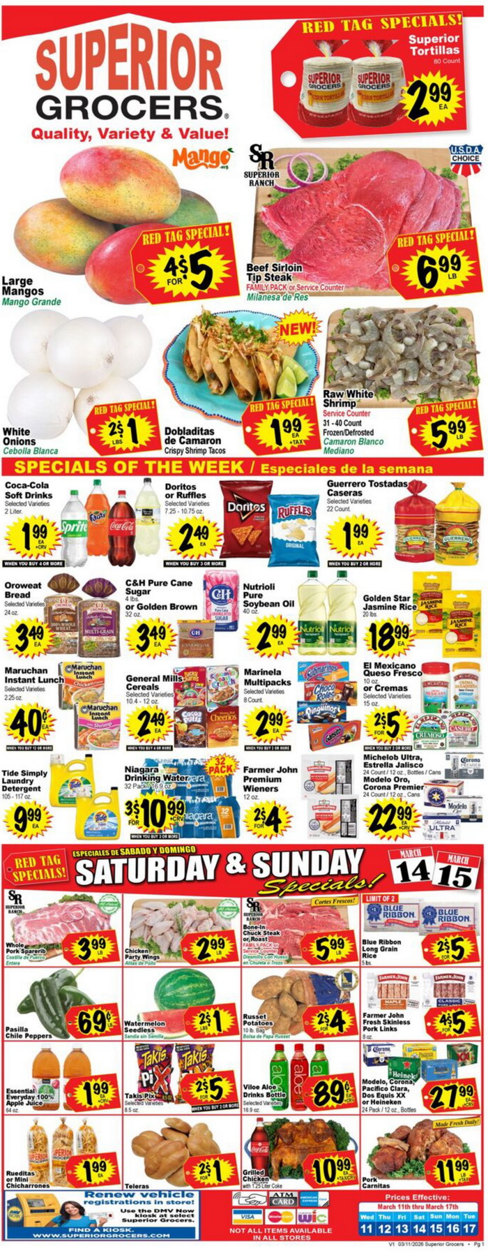 Superior Grocers Weekly Ad Mar 11 – Mar 17, 2026