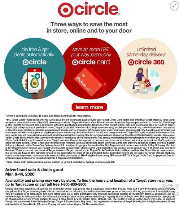 Target Weekly Ad Mar 08 – Mar 14, 2026