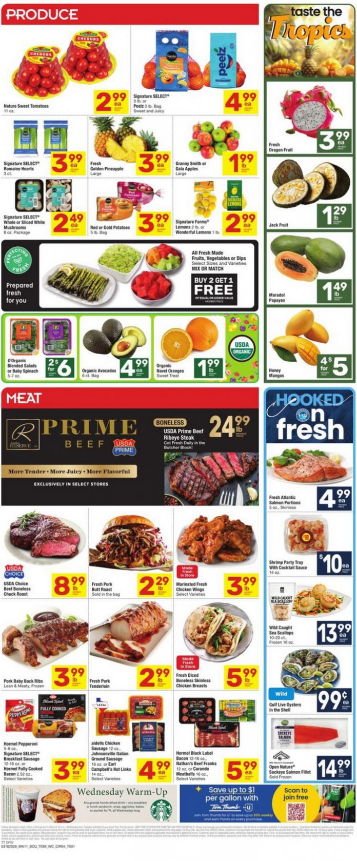 Tom Thumb Weekly Ad Mar 18 – Mar 24, 2026