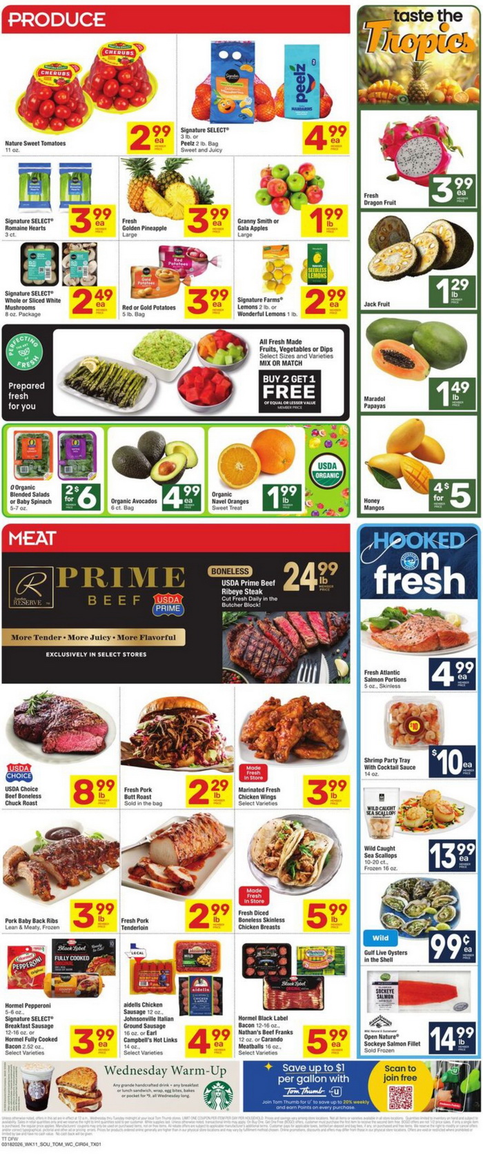 Tom Thumb Weekly Ad Mar 18 – Mar 24, 2026