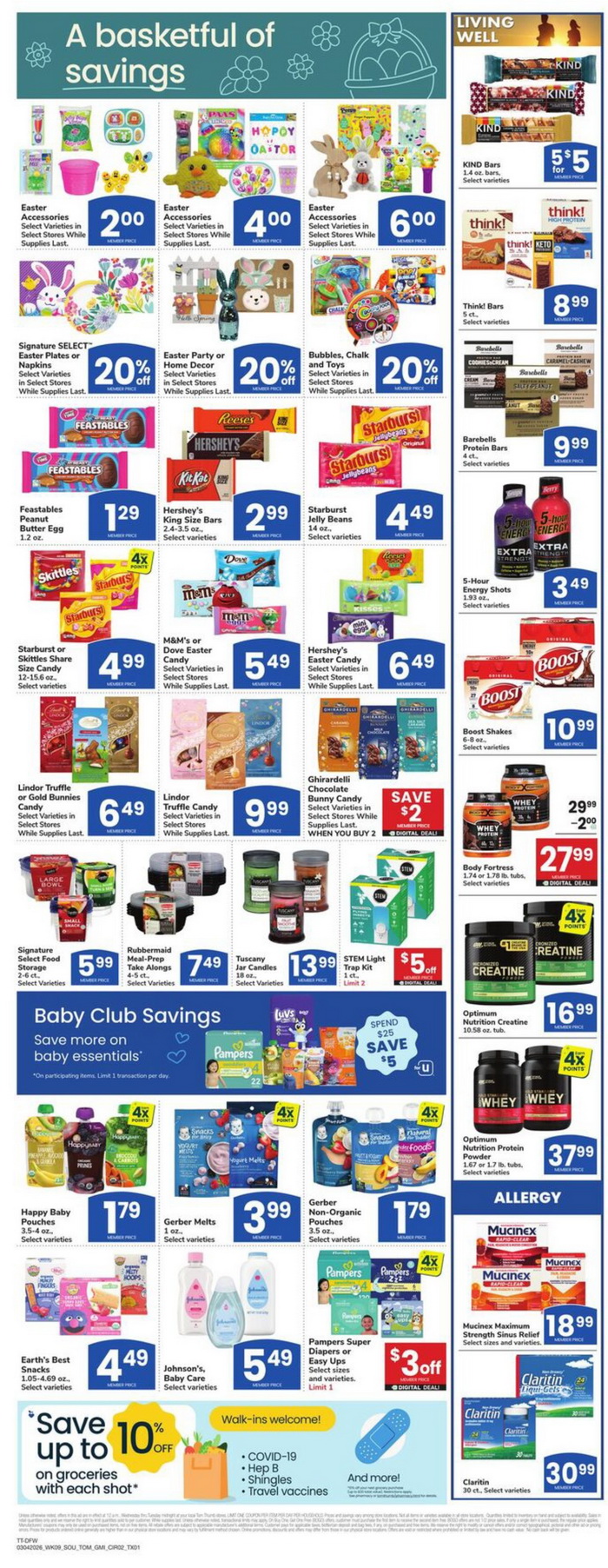 Tom Thumb Weekly Ad Mar 04 – Mar 10, 2026