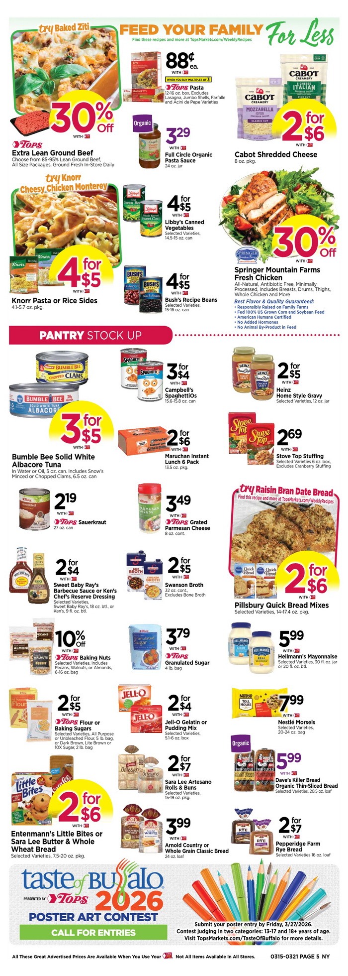 Tops Weekly Ad Mar 15 – Mar 21, 2026 (St. Patrick's Day Promotion Included)