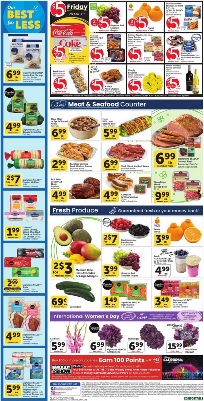 Vons Weekly Ad Mar 04 – Mar 10, 2026