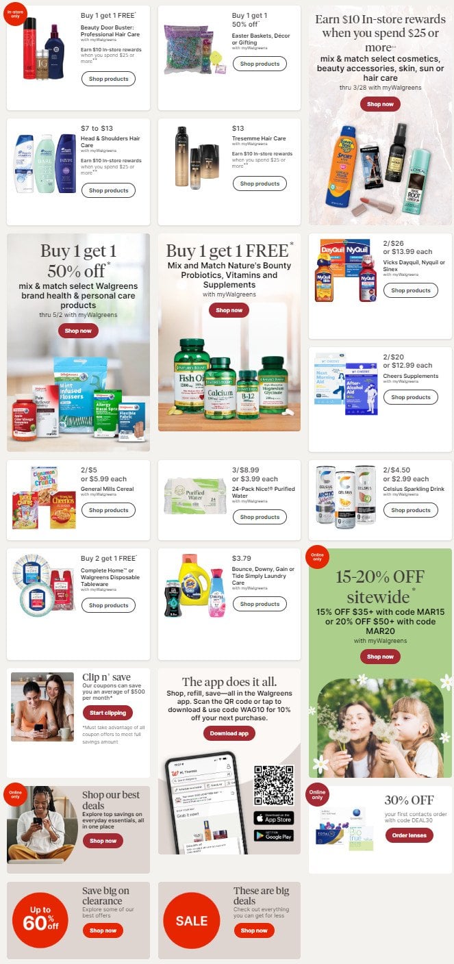 Walgreens Weekly Ad Mar 15 – Mar 21, 2026 (Easter Promotion Included)