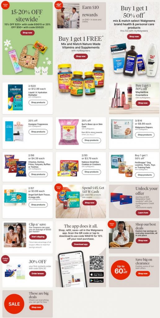 Walgreens Weekly Ad Mar 29 – Apr 04, 2026 (Easter Promotion Included)