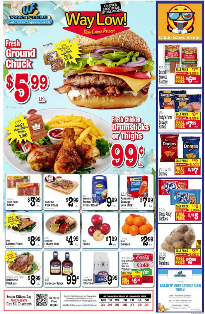 Wayfield Foods Weekly Ad Mar 23 – Mar 29, 2026