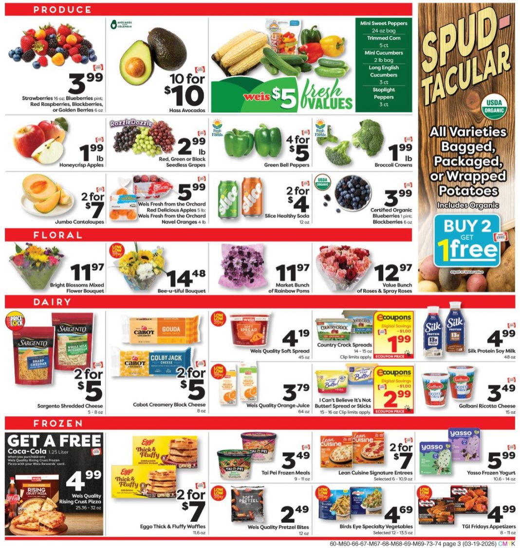 Weis Markets Weekly Ad Mar 19 – Mar 25, 2026 (Easter Promotion Included)
