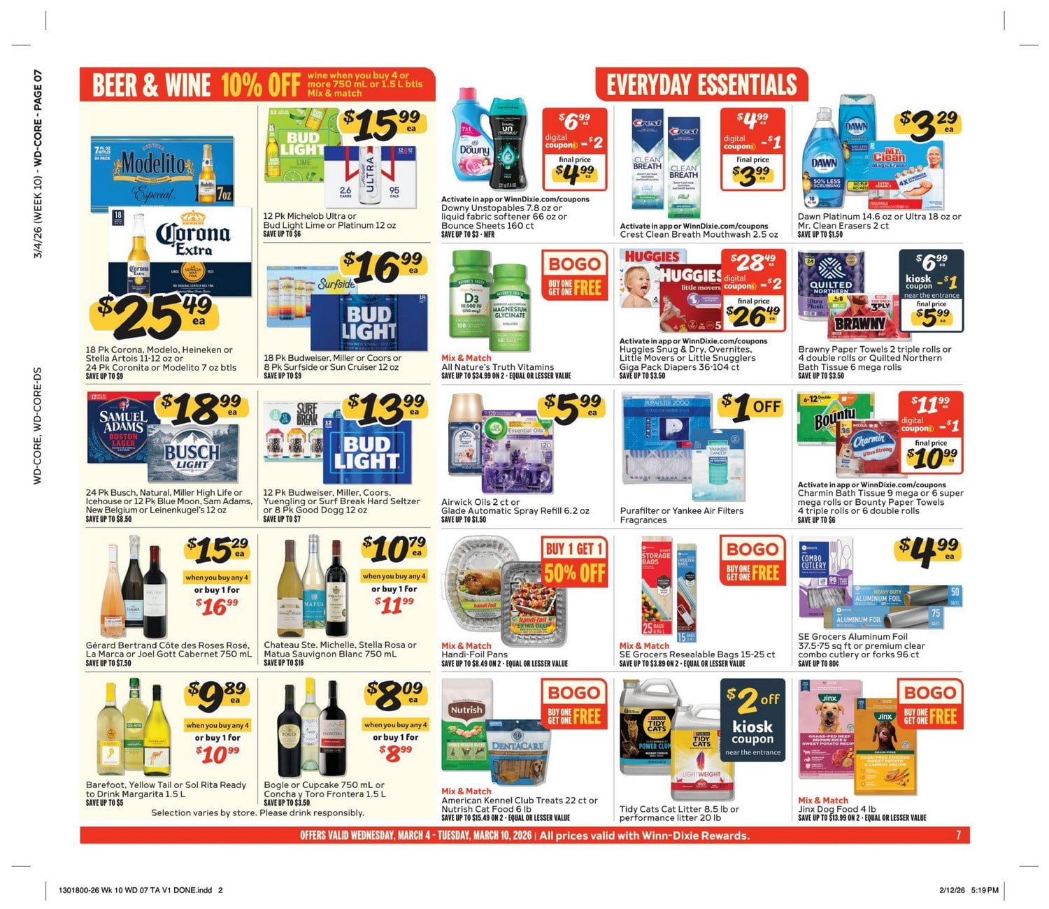 Winn-Dixie Weekly Ad Mar 04 – Mar 10, 2026