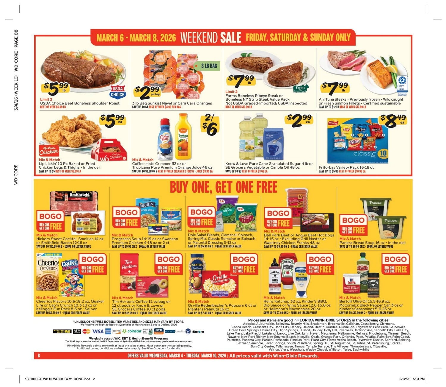 Winn-Dixie Weekly Ad Mar 04 – Mar 10, 2026