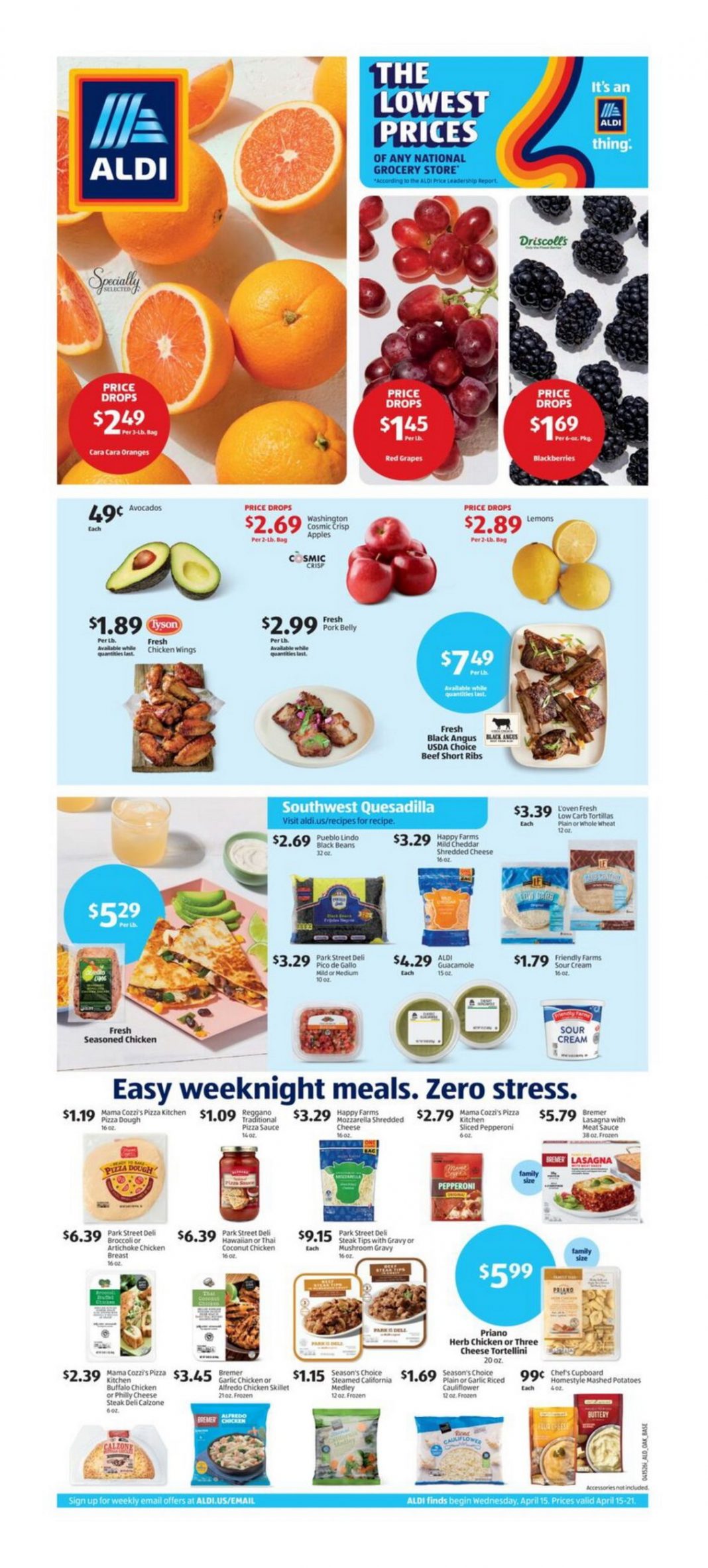 ALDI Weekly Ad Apr 15 – Apr 21, 2026 (Mother's Day Promotion Included)