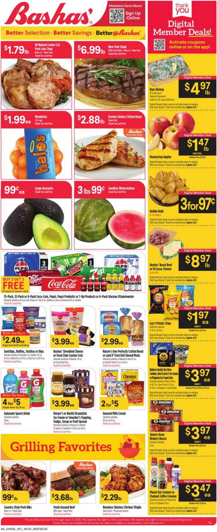 Bashas Weekly Ad Apr 15 – Apr 21, 2026