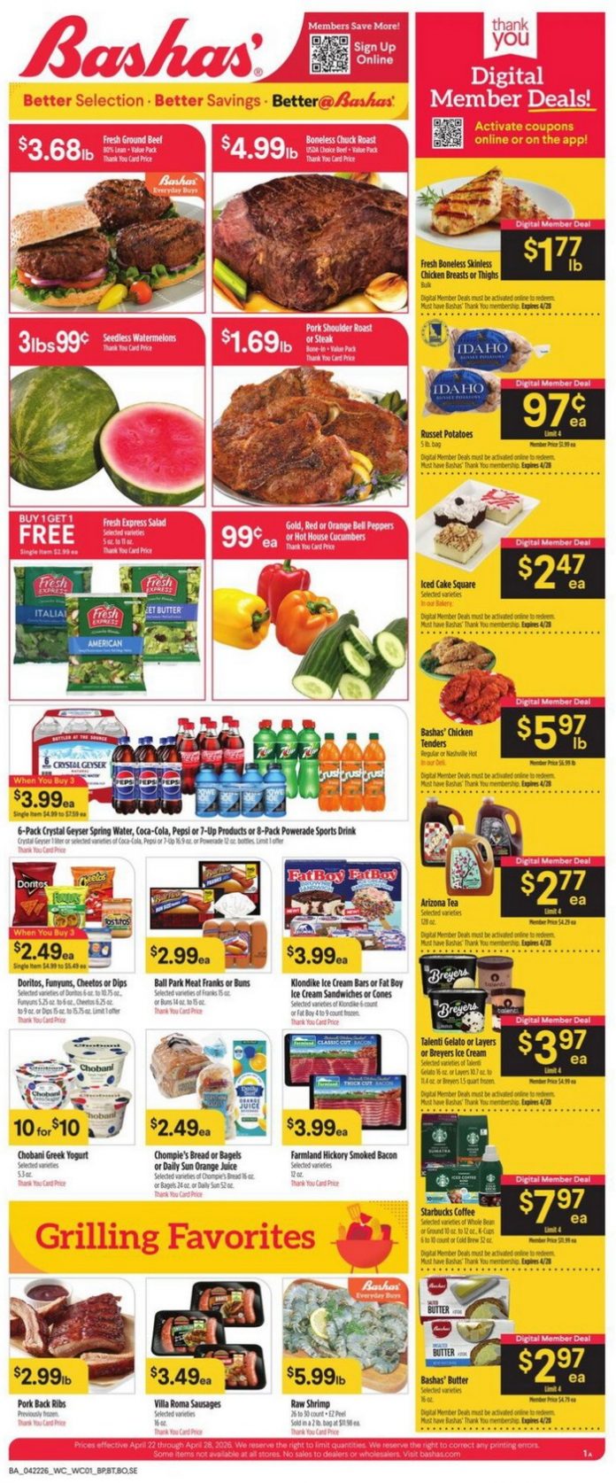 Bashas Weekly Ad Apr 22 – Apr 28, 2026