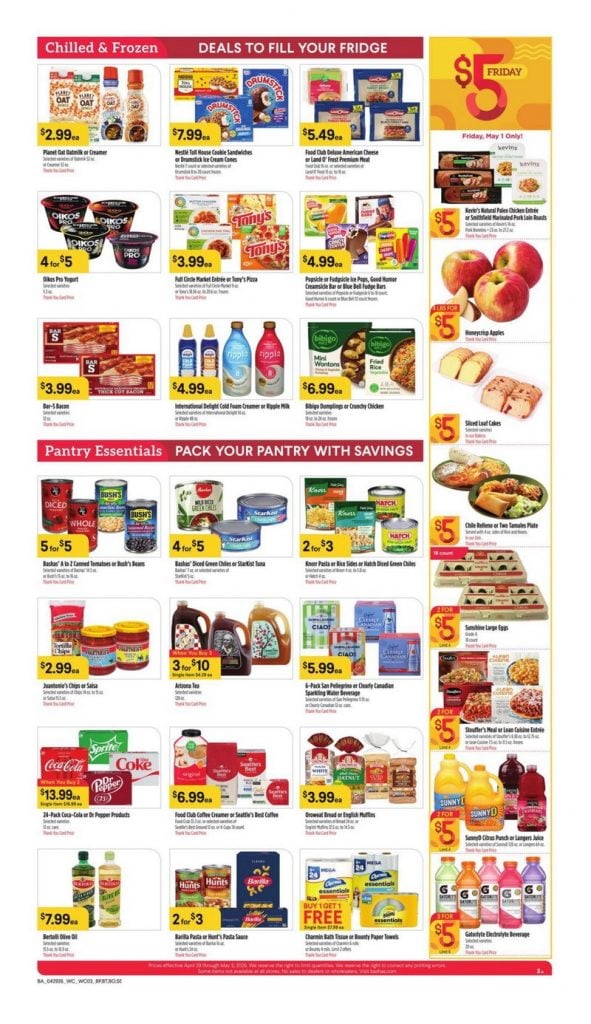 Bashas Weekly Ad Apr 29 – May 05, 2026 (Mother's Day Promotion Included)