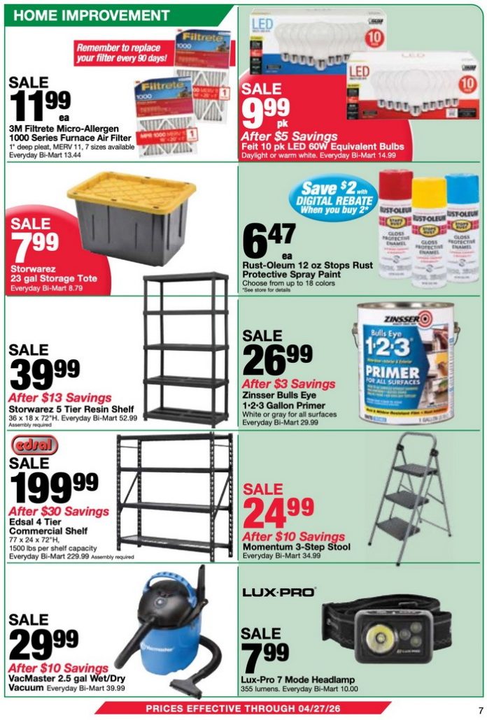 Bi-Mart Membership Savings Book Apr 14 – Apr 27, 2026