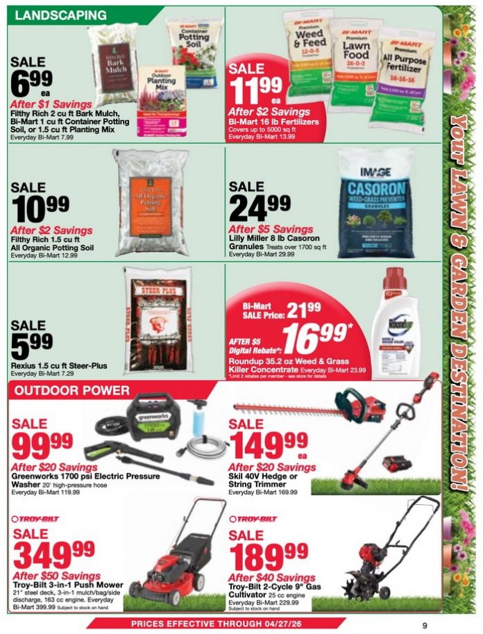 Bi-Mart Membership Savings Book Apr 14 – Apr 27, 2026