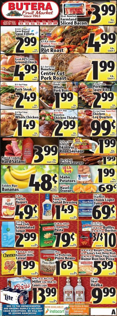 Butera Weekly Ad Apr 22 – Apr 28, 2026