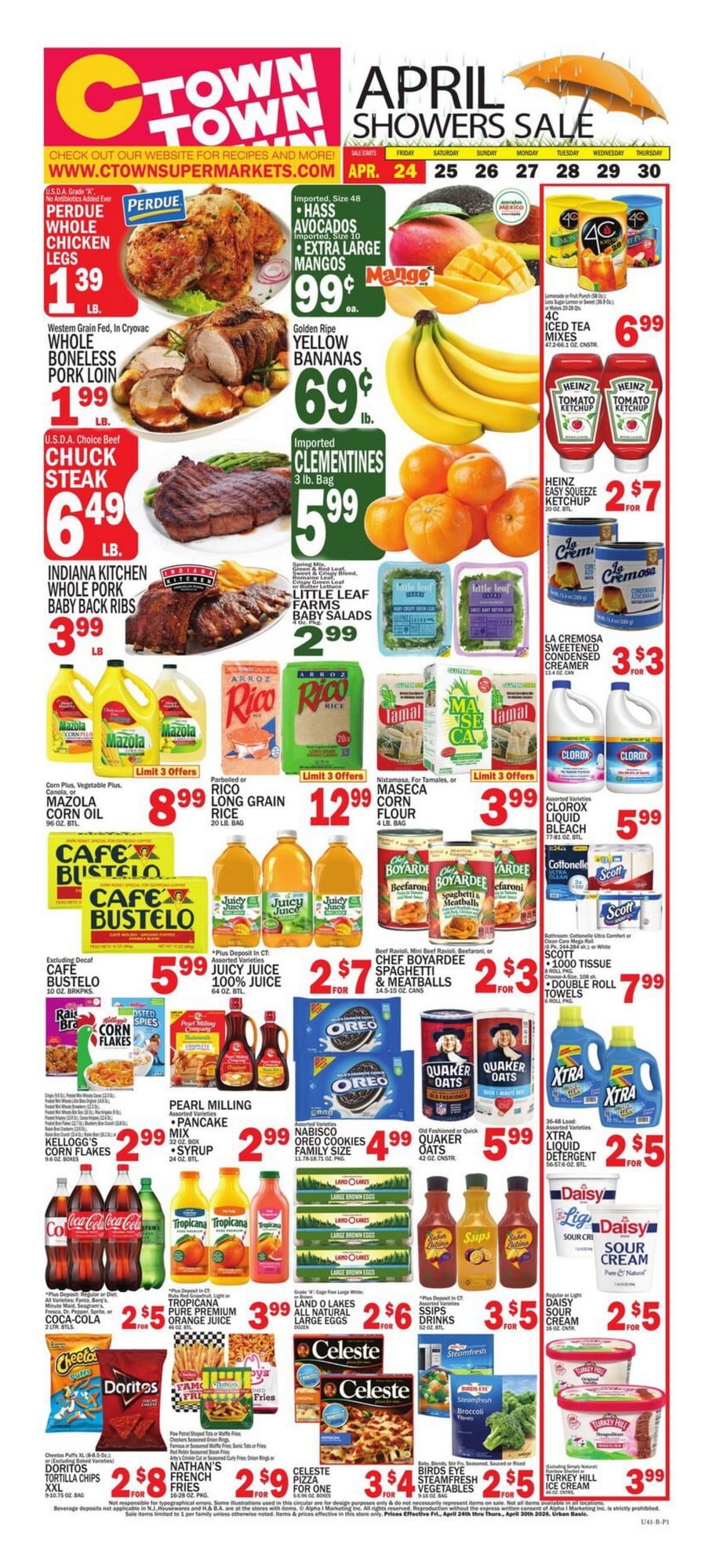 C-Town Weekly Ad Apr 24 – Apr 30, 2026