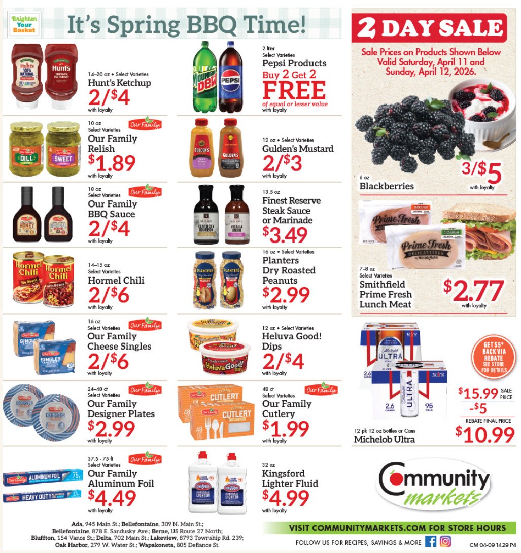 Community Markets Weekly Ad Apr 09 – Apr 15, 2026