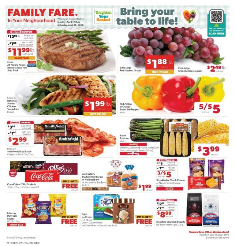 Family Fare Weekly Ad Apr 12 – Apr 18, 2026