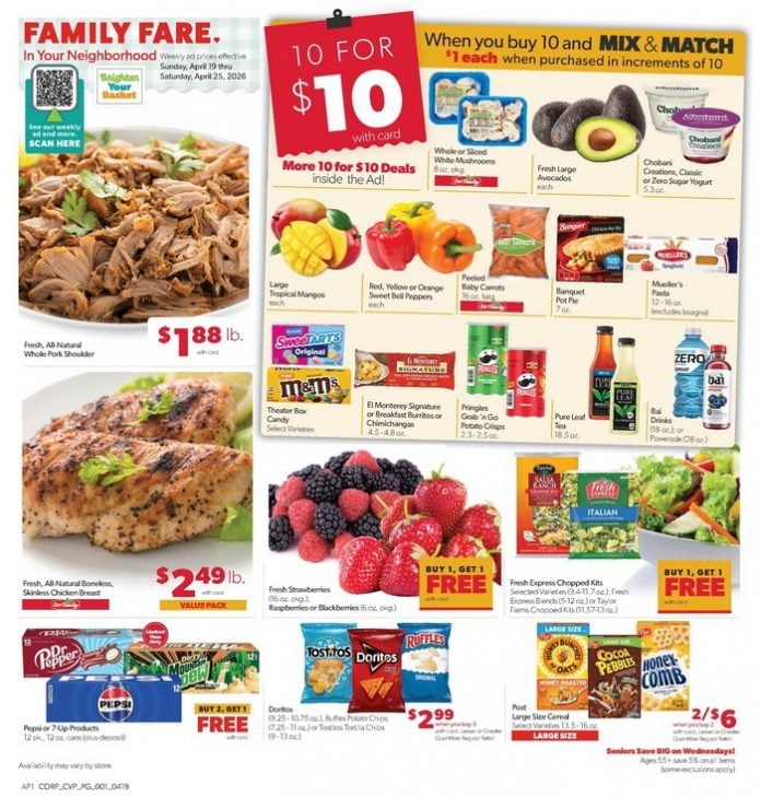 Family Fare Weekly Ad Apr 19 – Apr 25, 2026
