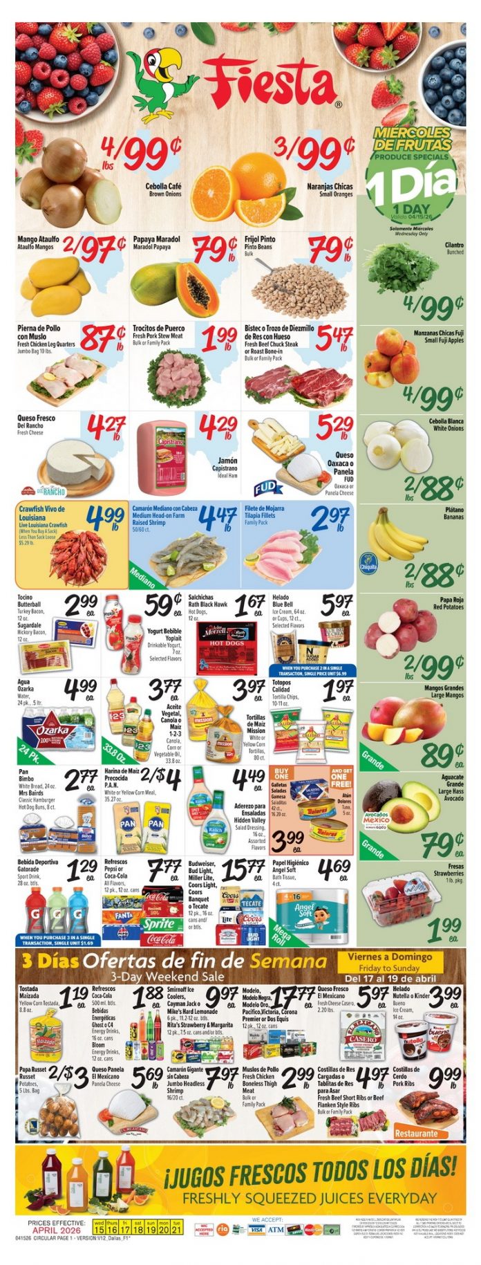 Fiesta Mart Weekly Ad Apr 15 – Apr 21, 2026