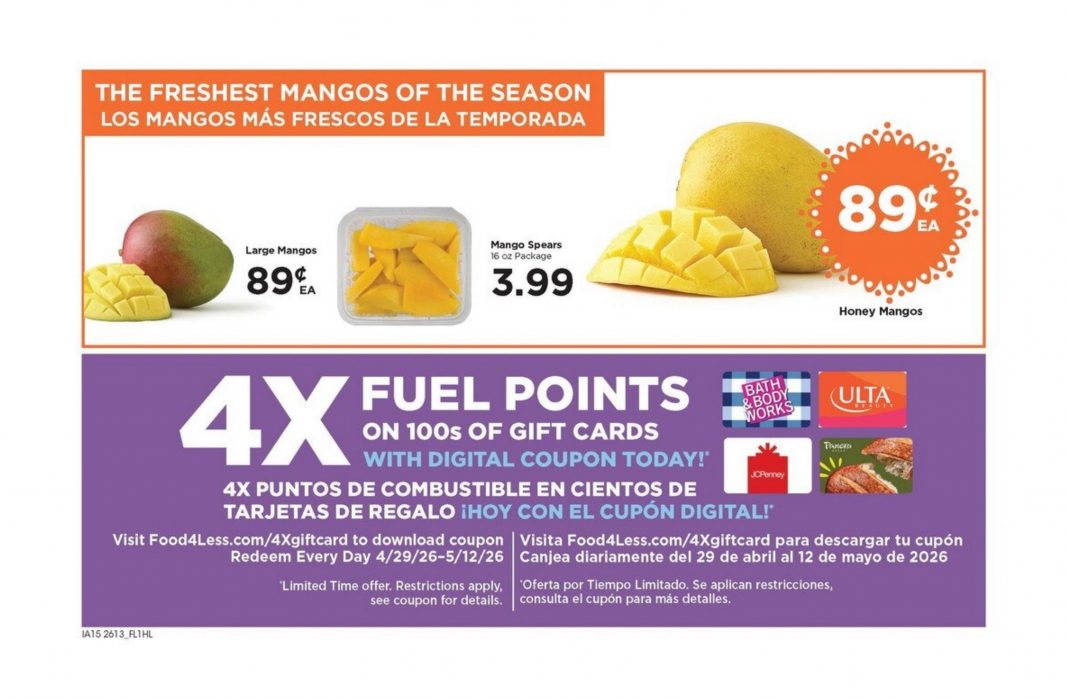 Food 4 Less Weekly Ad Apr 29 – May 05, 2026