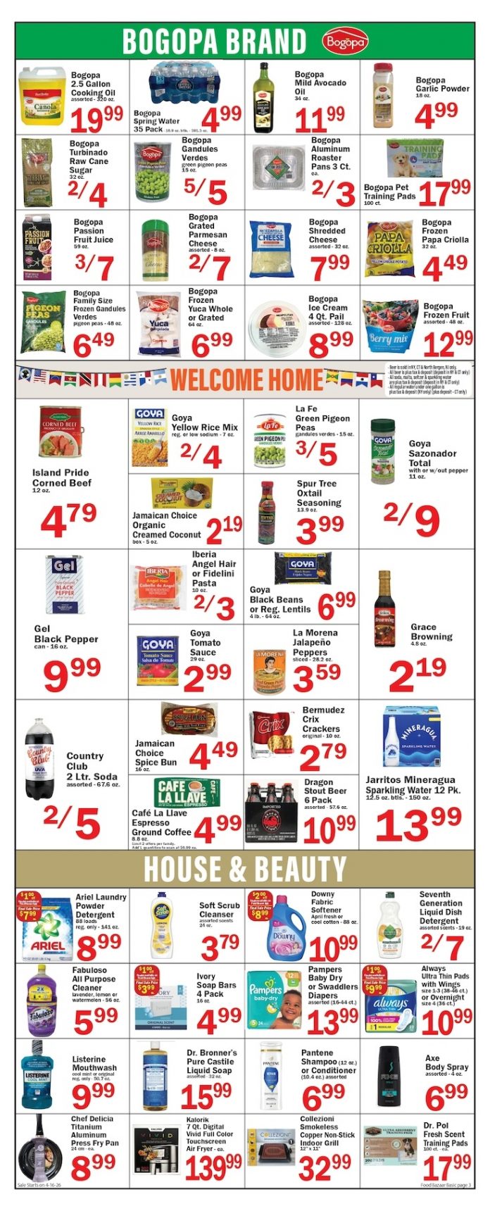 Food Bazaar Weekly Ad Apr 16 – Apr 22, 2026