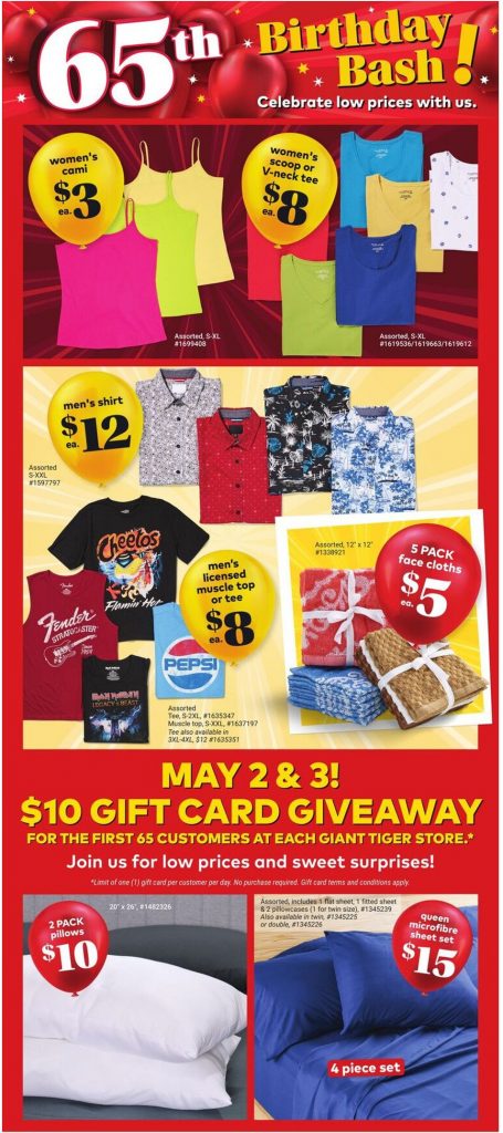 Giant Tiger Weekly Ad Apr 29 – May 05, 2026 (Mother's Day Promotion ...