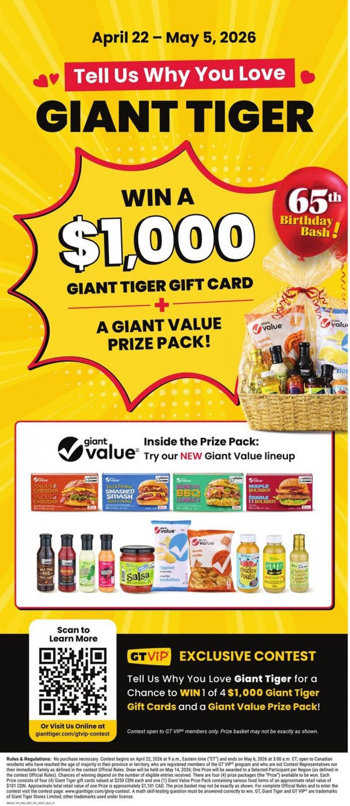 Giant Tiger Weekly Ad Apr 29 – May 05, 2026 (Mother's Day Promotion ...