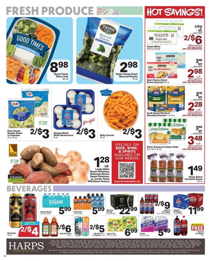 Harps Food Stores Weekly Ad Apr 01 – Apr 07, 2026 (Easter Promotion ...